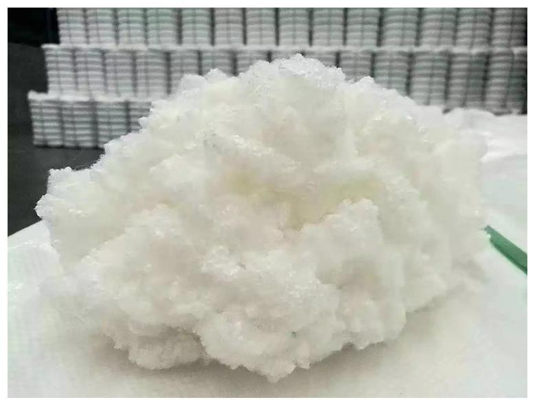 Custom High Quality down like staple fiber 1.2D 32MM Recycle polyester ...